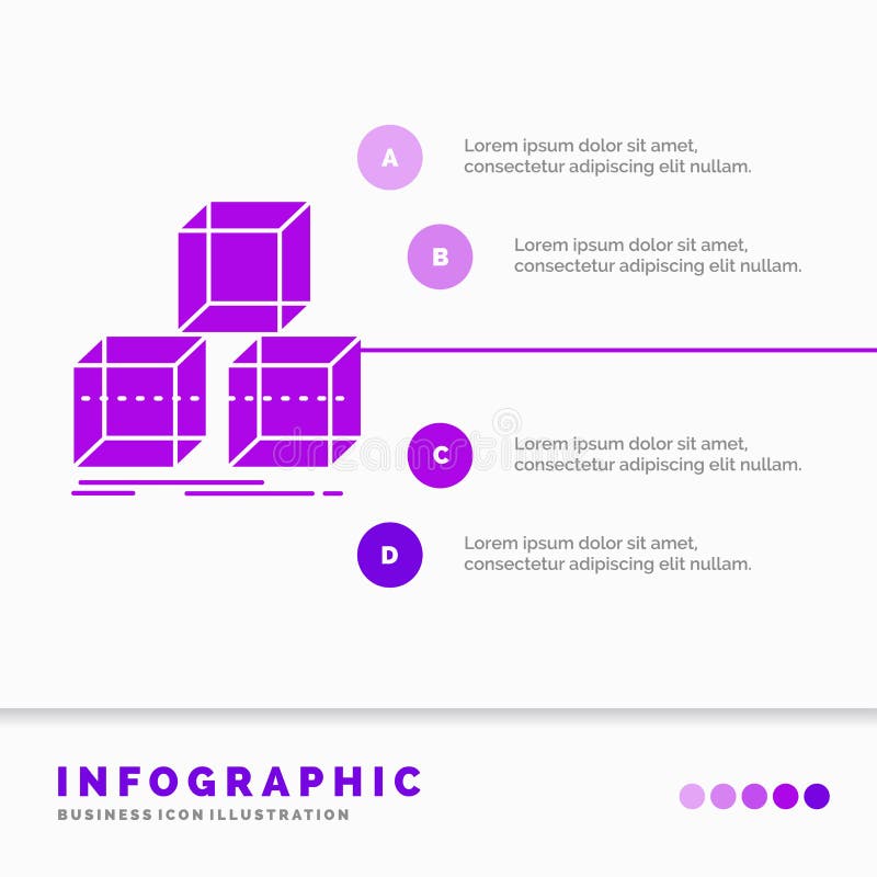 Arrange, Design, Stack, 3d, Box Infographics Template for Website and ...
