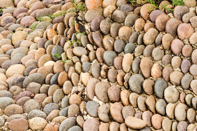 Arranged Stones Pattern Background Stock Image - Image of garden ...