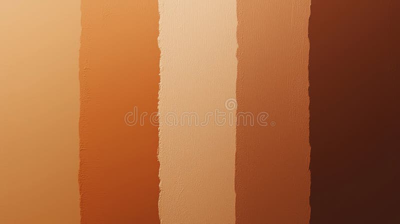 Arranged Torn Paint Samples in Warm Tones for Interior Design. Vertical ...