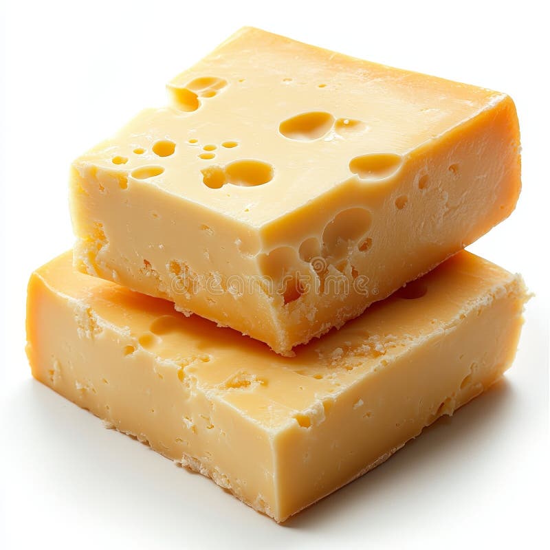 The Arrangement of Cheddar Cheese Blocks and Slices Creates a Visually ...