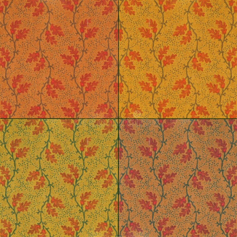 Arrangement of Cotton Squares for a Quilting Project Stock Photo ...