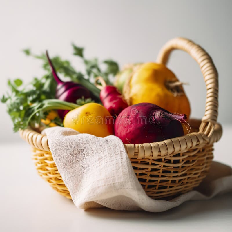 Arrangement of Different Types of Colorful Vegetables in a Basket with ... Arrangement of Different Types of Colorful Vegetables in a Basket with ...