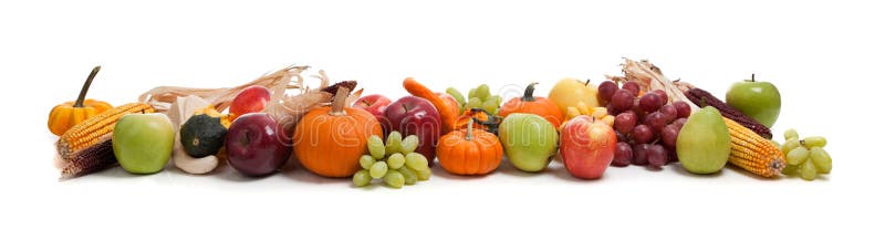 Arrangement of Fall Fruits and Vegetables Stock Image - Image of plenty ...