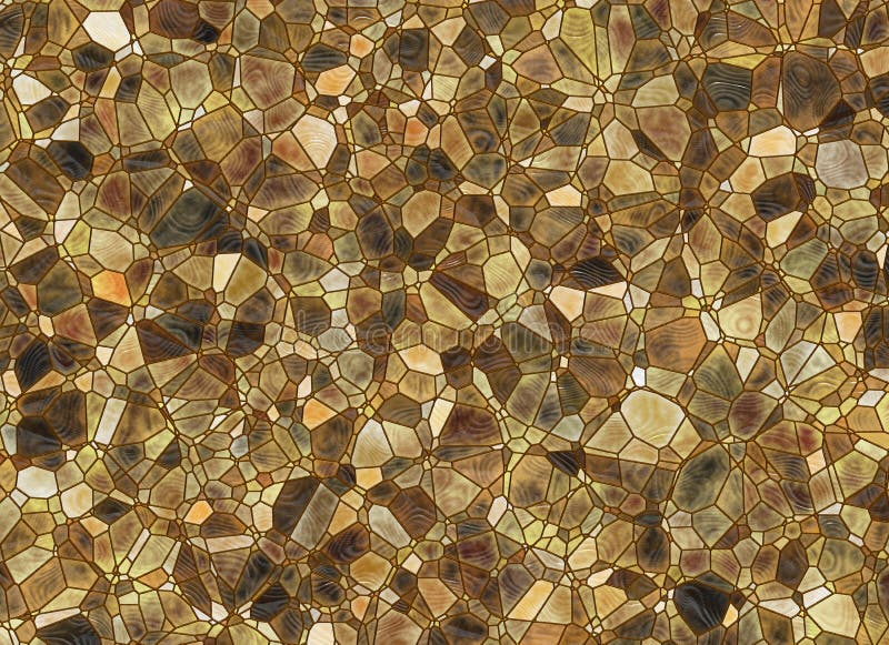 Arrangement Mosaic from Brown Element Stock Photo - Image of small ...