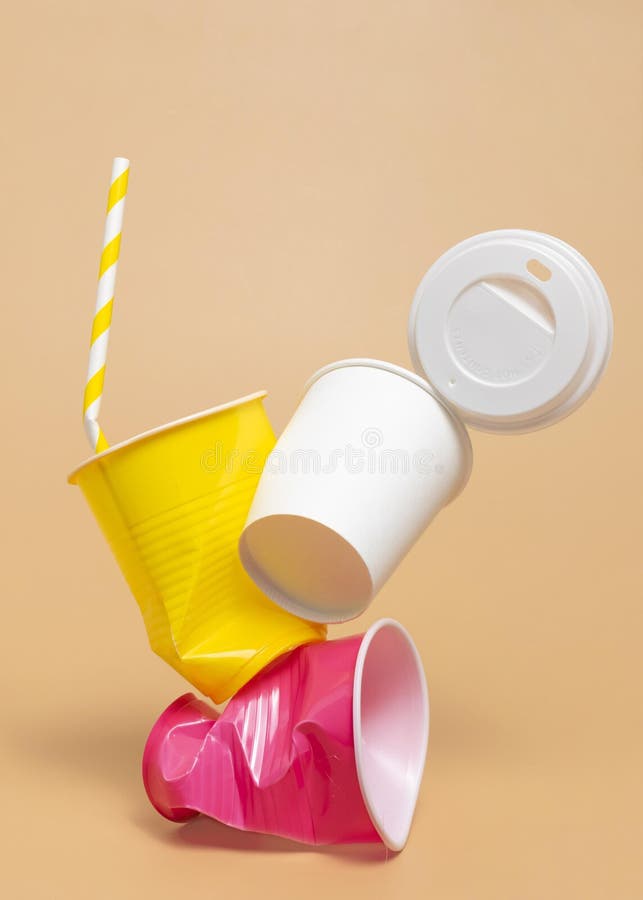 Arrangement Non Eco Friendly Plastic Objects. High Quality Photo Stock ...