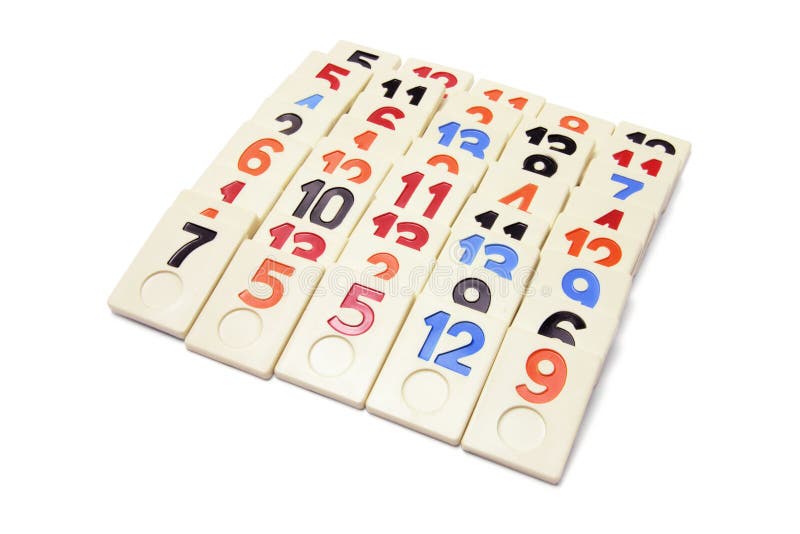Arrangement of Plastic Number Pieces Stock Image - Image of assemble ...