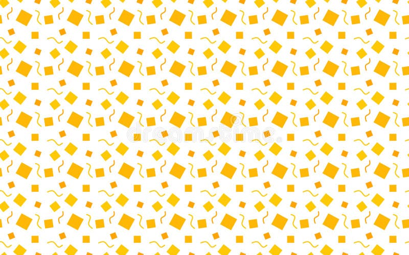 Abstract Yellow Pattern, with Square Base Shape Stock Illustration ...