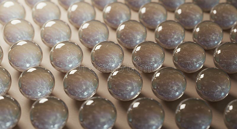Arrangement Shiny Glass Marbles Creating Abstract Pattern Design Stock ...