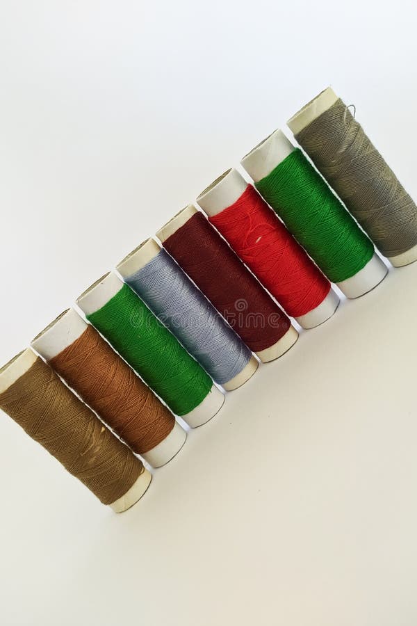 Arrangement of Threads in Diagonal Rows Stock Image - Image of handbag ...