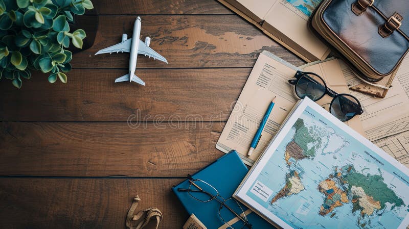 Arranging Travel Insurance for Safety Stock Illustration - Illustration ...