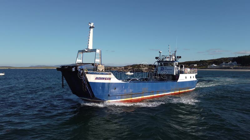 Arranmore, County Donegal, Ireland - August 31 2022 : the Blue Ferry ...