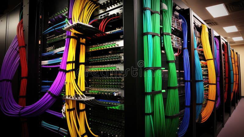 Array cabling solutions stock illustration. Illustration of ...