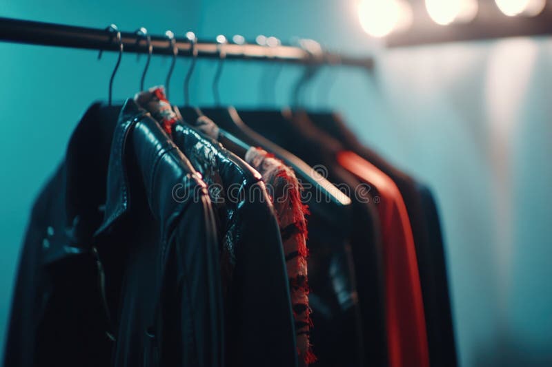 Designer Clothes for Sale stock photo. Image of trendy - 362672890