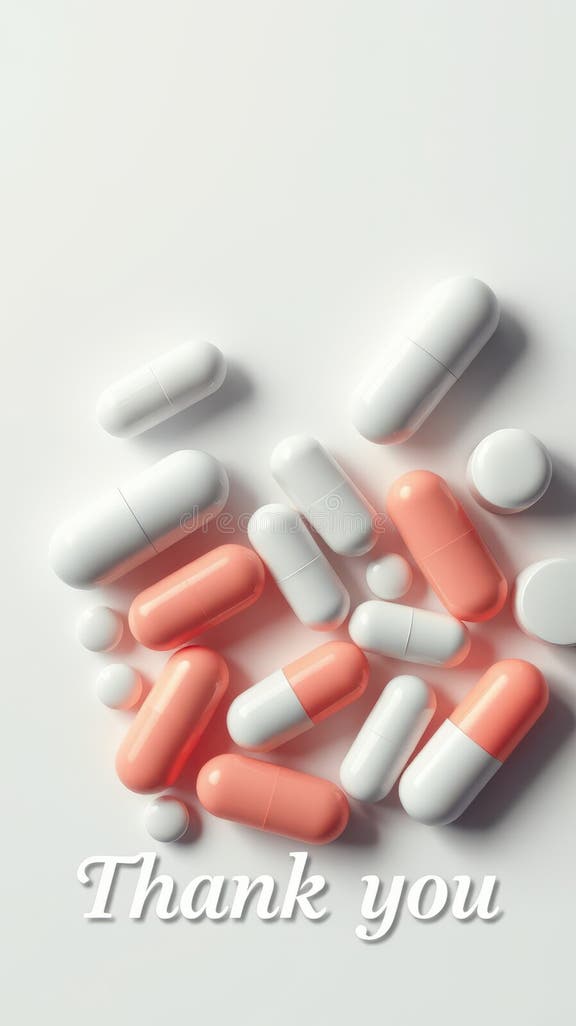 Colorful Assortment of Capsules and Tablets Arranged on a Light ...