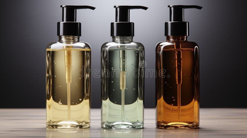 Array of Colorful Plastic Bottles and Containers Used for Hygiene ...