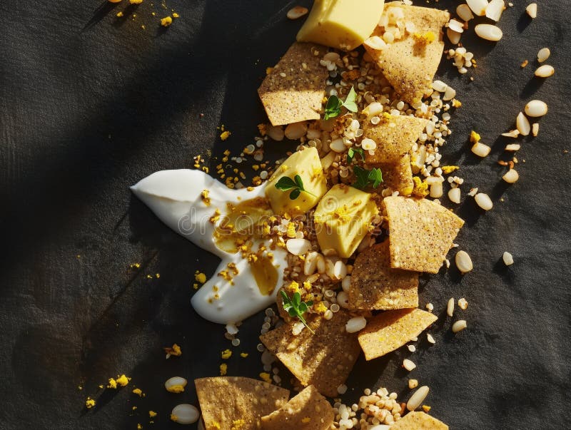 Protein Snacks Quinoa Diet Chips Stock Illustrations – 5 Protein Snacks ...