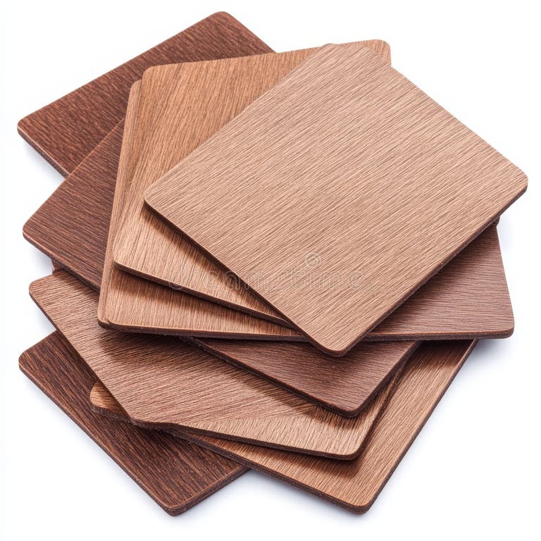 Array of Different Wood Samples Set in Square Tile Configurations Stock ...