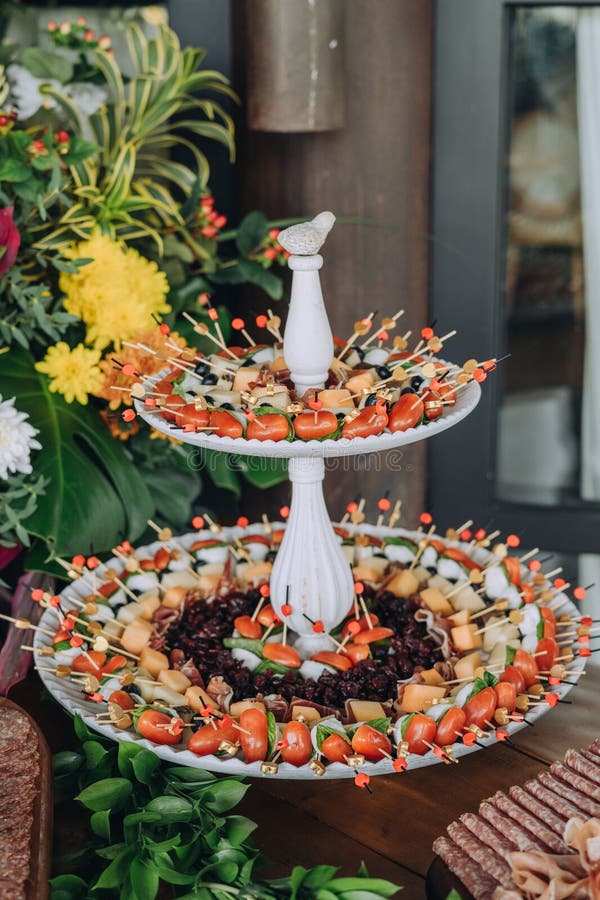 Array of Dishes Featuring Various Culinary Delights are Arranged upon a ... Array of Dishes Featuring Various Culinary Delights are Arranged upon a ...
