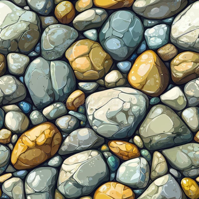 An Array of Distinct Rocks Featuring Varied Colors and Textures ...