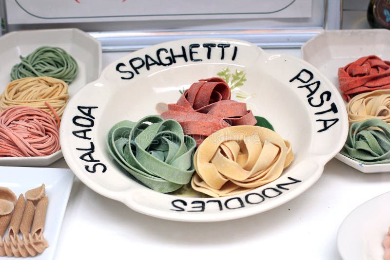Array of dried pasta stock photo. Image of assortment - 89325334