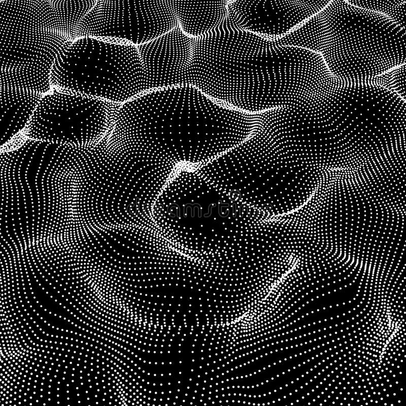 Abstract Pixel Array Background Stock Illustration - Illustration of ...