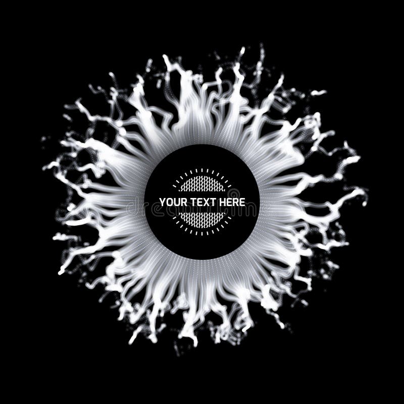 Array with Dynamic Particles. 3d Technology Style. Abstract Background ... Array with Dynamic Particles. 3d Technology Style. Abstract Background ...