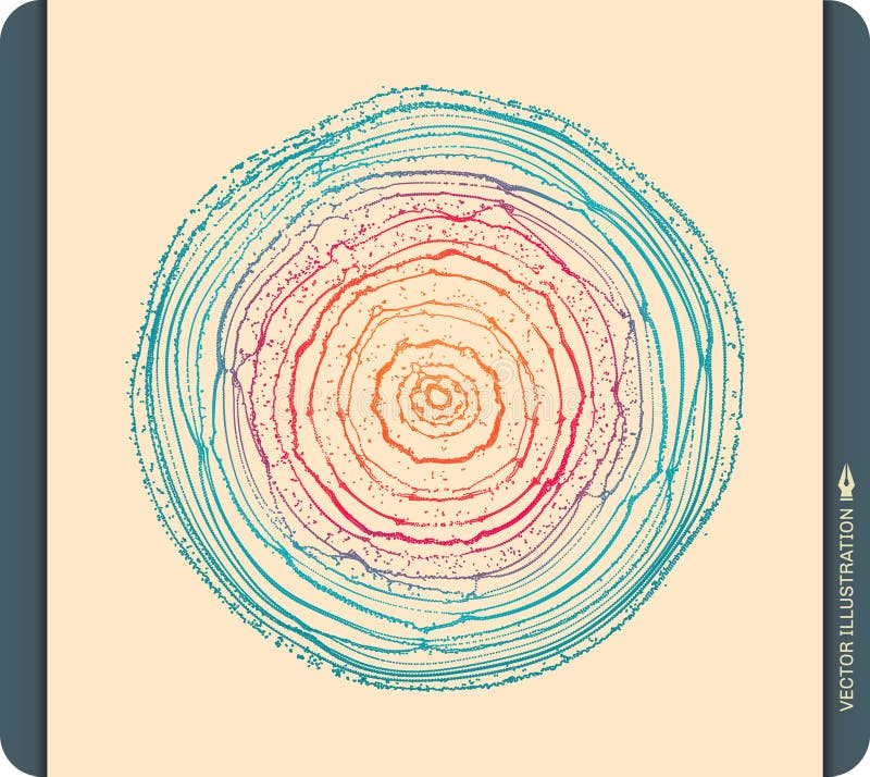 Array with Dynamic Particles of Small Particles in Circle. Modern ...
