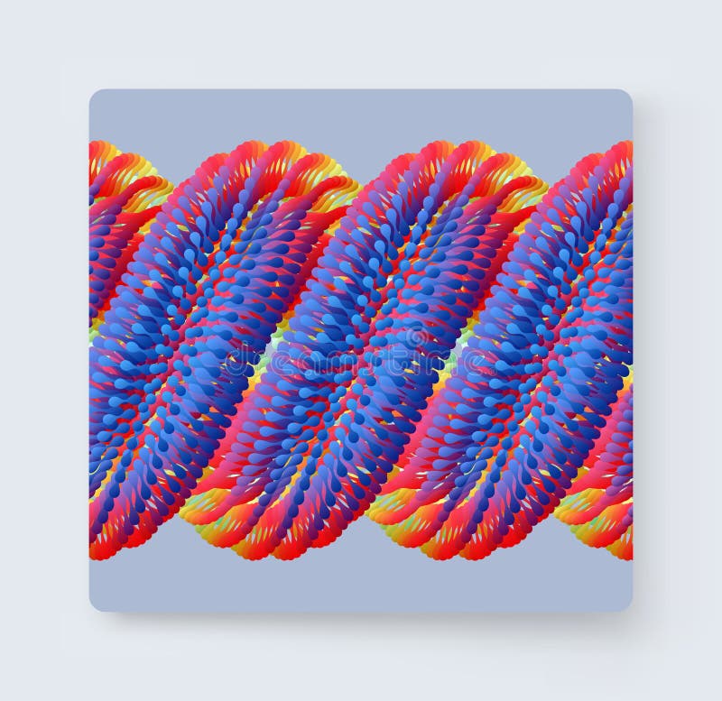 Array with Dynamic Particles. Vector Art Illustration Stock Vector ...