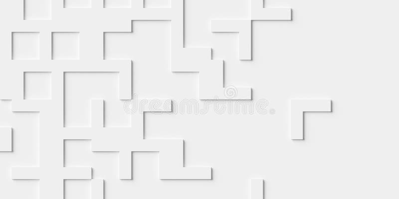 Array or Grid of White Rectangle or Cube Corners Background Wallpaper ...