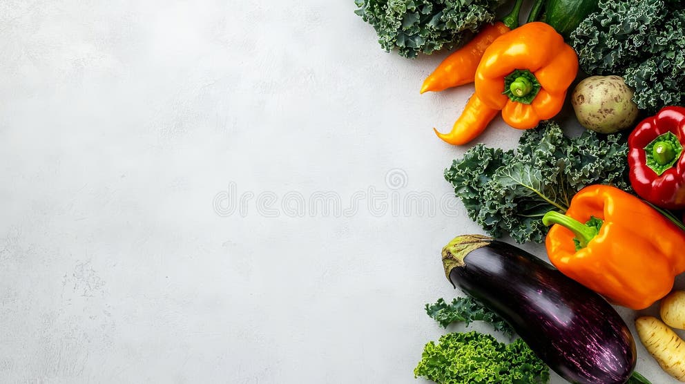 An Array of Hybrid Vegetables Displayed on a White Background, Each One ...