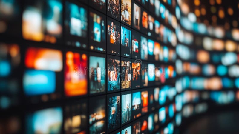 An Array of Images Showcasing Diverse Video Content, Showcasing the ...