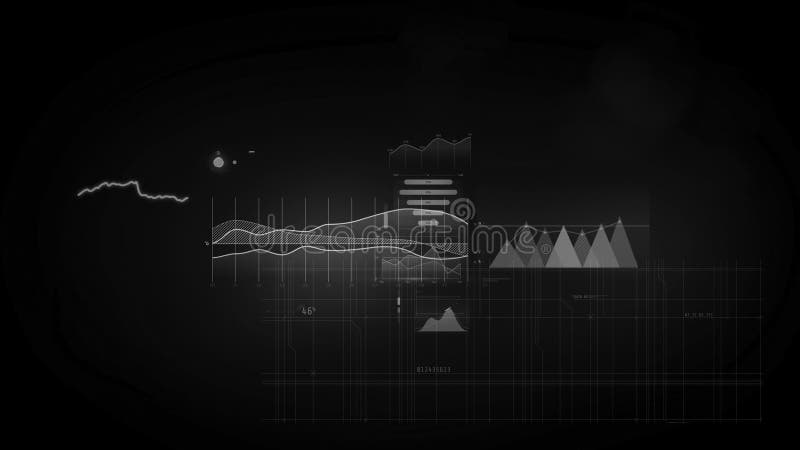 An Array of Infographics in Augmented Reality, Animation with Alpha ...