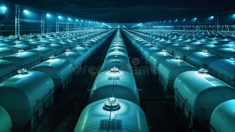 Array of Large Storage Tanks in a High-tech Setting for Future ...