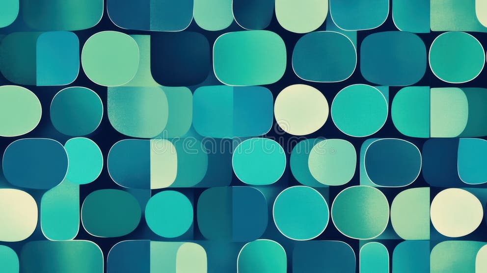 Vibrant Collection of Textured Teal Scales Creating an Artistic Display ...