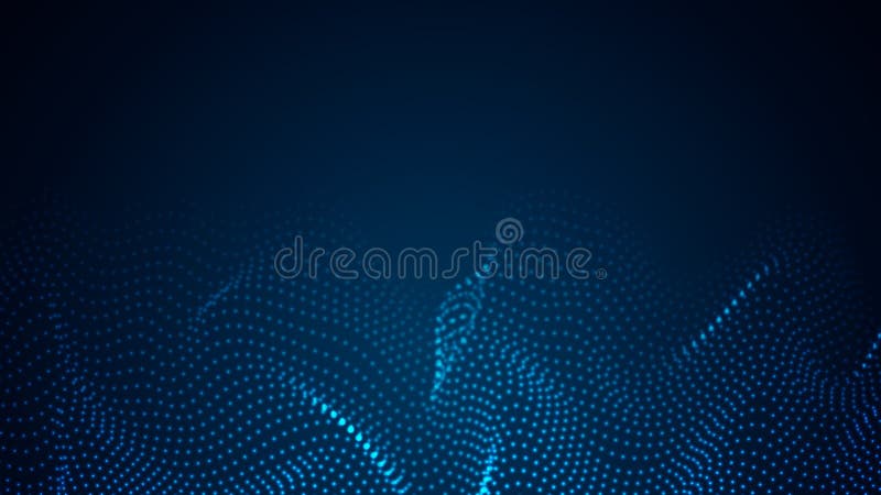 Abstract Flowing Mesh Wave Stock Vector Illustration Of Geometric