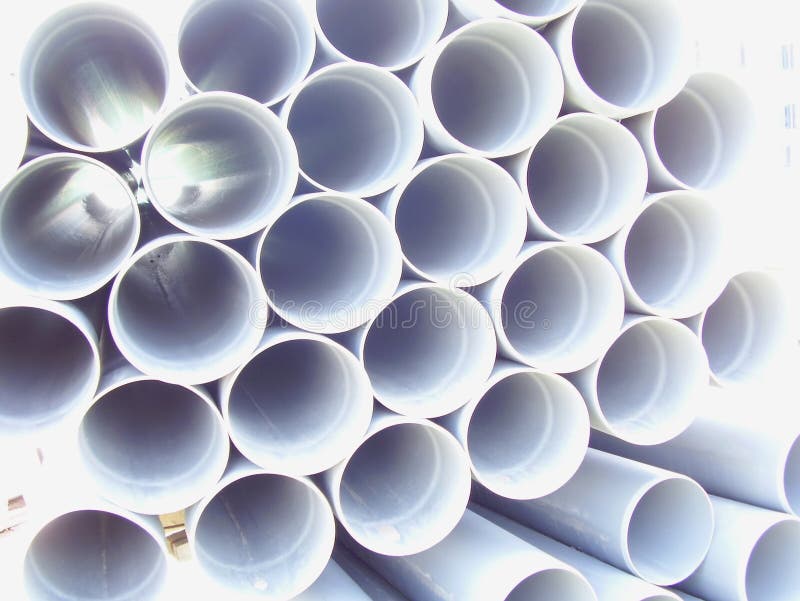 PVC Pipes stock image. Image of home, improvement, plastic - 4374521