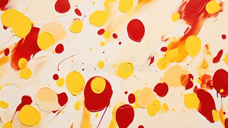 Array Red and Yellow Polka Dots Stock Illustration - Illustration of ...