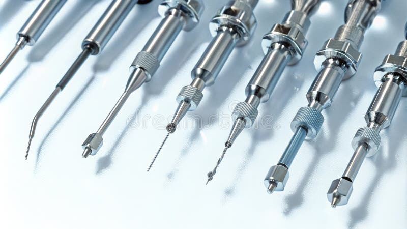 An Array of Robotic Tools Configured for Microassembly Each Equipped ...