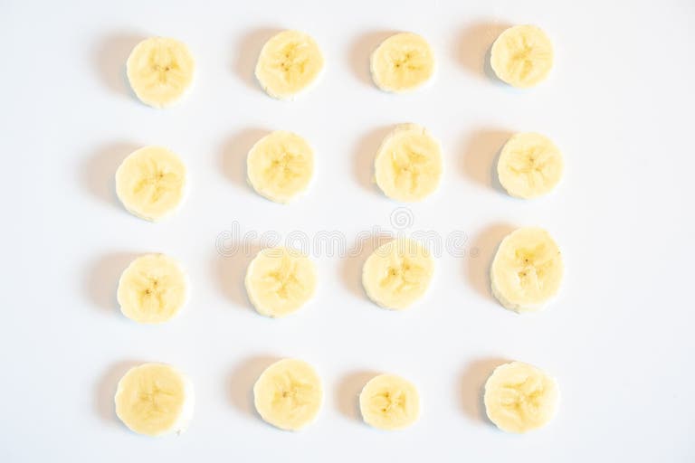 An Array of Sliced Banana stock photo. Image of cook - 172133200