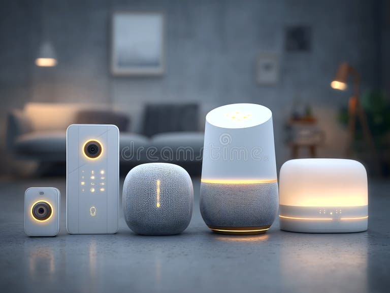 Array of Smart Home Devices Stock Photo - Image of contemporary ...