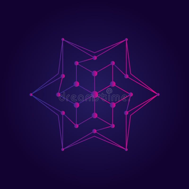 An Array Of Structured Data Visualization Modern Stylish Logo Stock