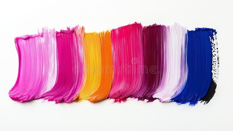 An Array of Vibrant Colors Blend Together, Including Teal, Blue, Purple ...