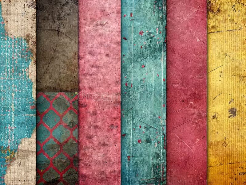 Array of Vintage-themed Paper Displaying an Array of Colors and ...