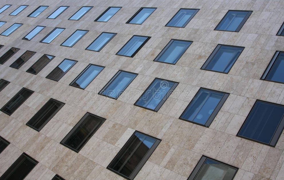 Array of windows stock image. Image of company, downtown - 13327623