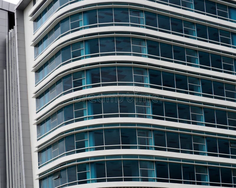 Array of Windows of a Modern Building Stock Photo - Image of multi ...