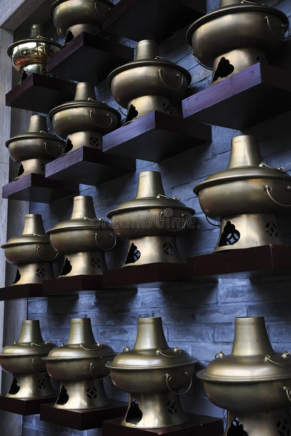 Arrayed Chinese Chaffy Dishes Stock Photo - Image of shichuan, array ...