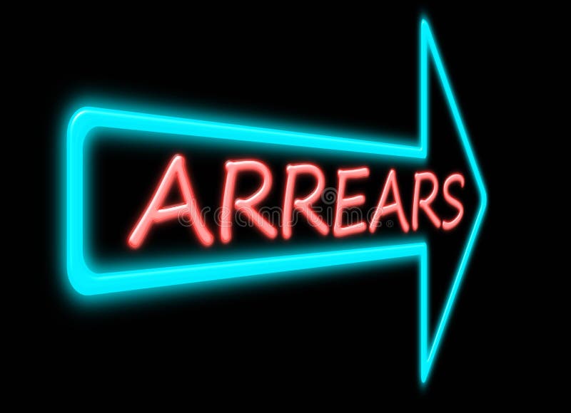 Arrears concept. stock illustration. Illustration of control - 29028862