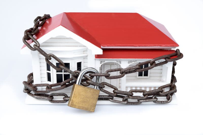Arresto Domiciliario Concepto De Hogar Modelo Bloqueado O En