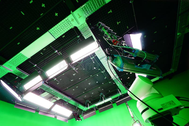 Professional Green Screen Studio for Virtual Production VP and VFX CGI ...
