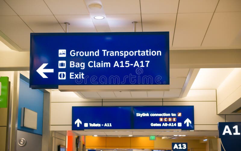 Arrival and Departure Gates Sign Stock Image - Image of direction ...